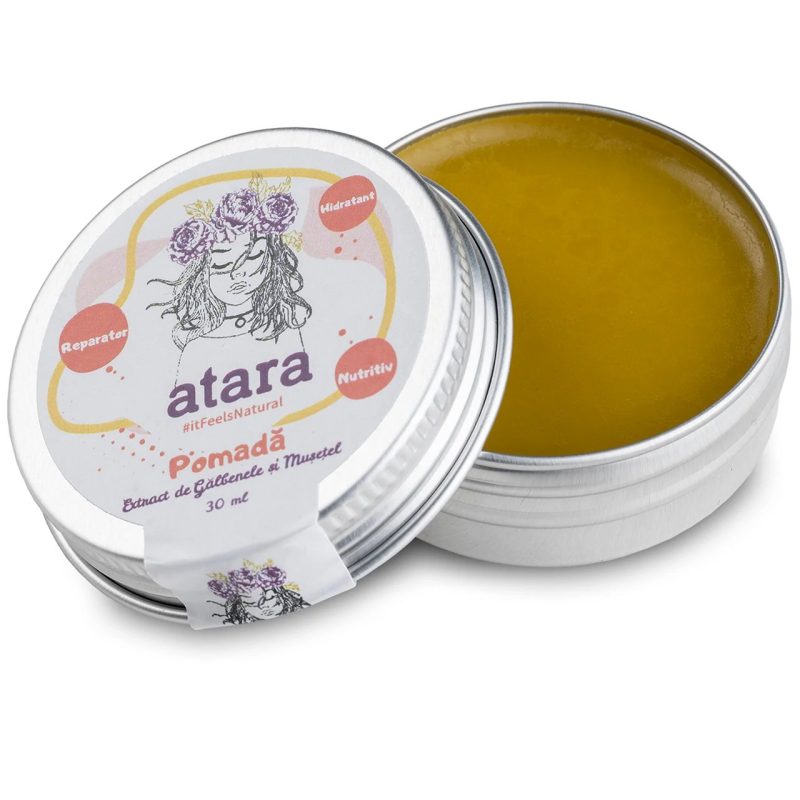 Pomadă – cremă cu gălbenele, mușețel, lavandă și palmarosa, 30 ml ...